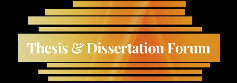 Fall 2017 Thesis & Dissertation Forum - UCF Libraries