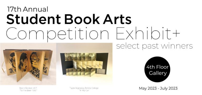 Exhibit: 17th Annual Student Book Arts Competition - UCF Libraries