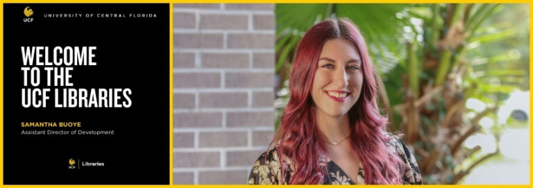 UCF Libraries Welcomes Samantha Buoye as Assistant Director of Development - UCF Libraries